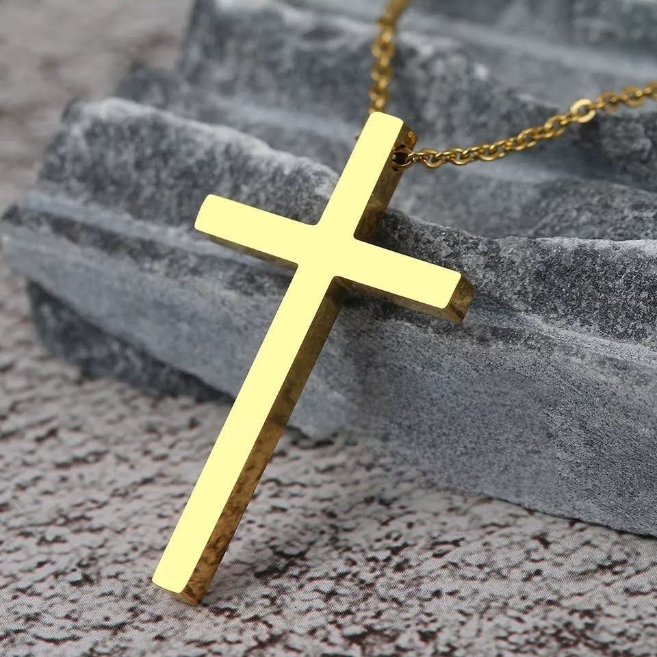 XL Cross necklace – Chic Favs