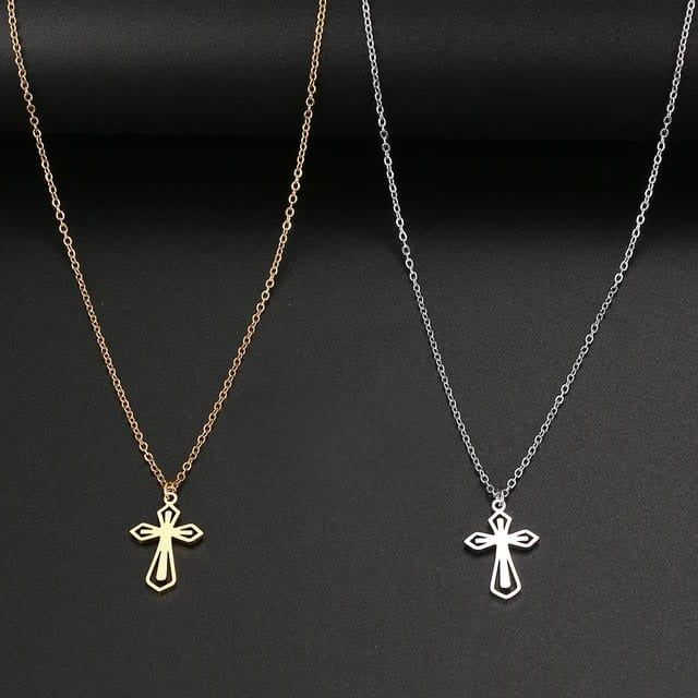 Double Cross Necklace – Chic Favs